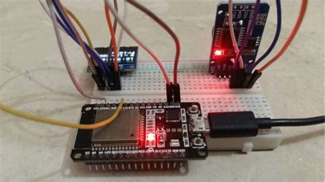 ESP Real Time Clock RTC Using DS And Display On OLED
