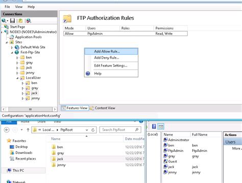 Create FTP With Local User Isolation In GUI Method A Passionated System Admin S Blog
