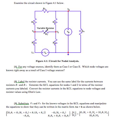 Solved Examine The Circuit Shown In Figure 4 1 Below