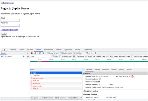 joplin server w nginx setup with one problem support joplin forum