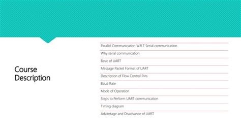 serial communication uart soc ppt