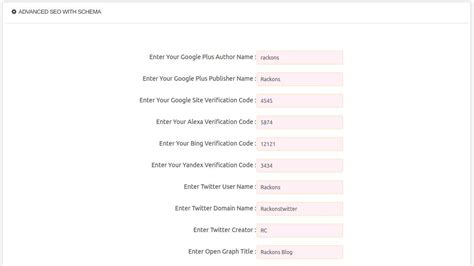Advanced Seo With Schema Wordpress Plugin By Rackons2015 Codester