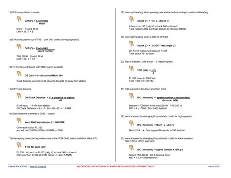 Aviation Thumb Rules Ppt