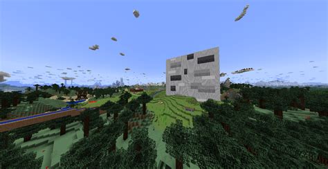 At 64x64x64 Blocks This Diorite Block Sculpture Is The Greatest Block In The World R