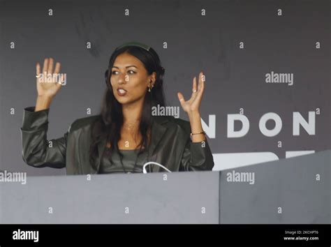 LONDON ENGLAND July DJ Jess Iszatt During The Hundred Between London Spirit Women And Oval