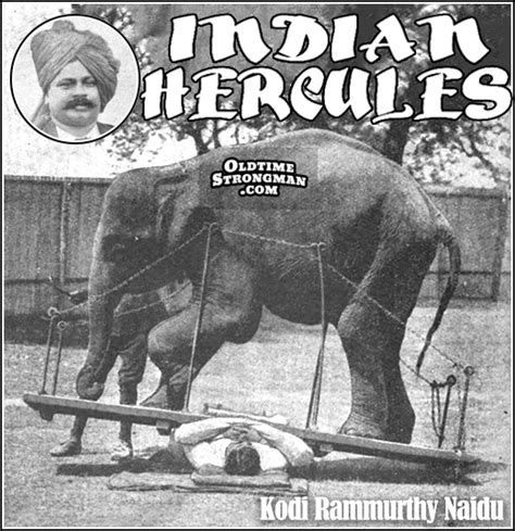 Kodi Rammurthy Naidu The Indian Hercules Oldtime Strongman Blog