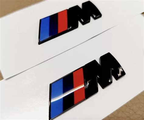 Bmw EmblÉm Na BlatnÍk M Balíček E60 F10 F30 G30 X3 X5 M3 M4 45x15mm 1ks