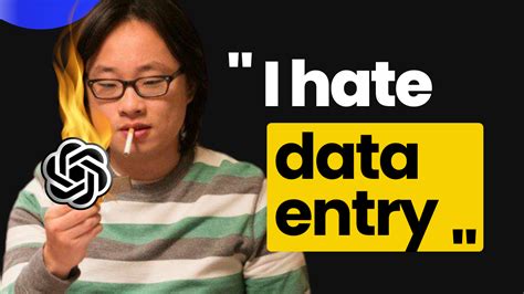 Automating Data Entry With Gpt