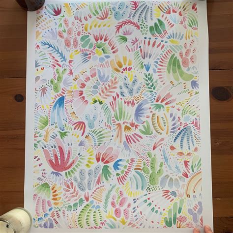 Sample Print Julia Pattern 2 Flower And Vine