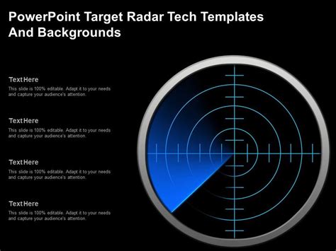 Powerpoint Target Radar Tech Templates And Backgrounds Presentation Graphics Presentation