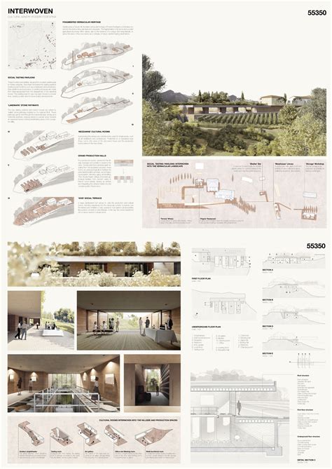 Results Cultural Winery Layout Architecture Architecture Design Presentation Architecture