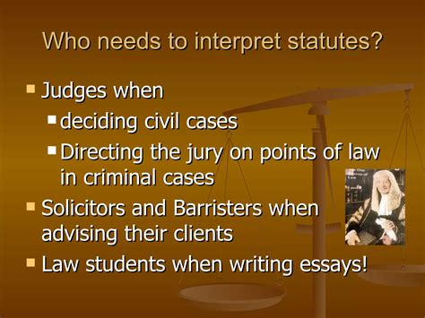 Introduction To Statutory Interpretation Ppt