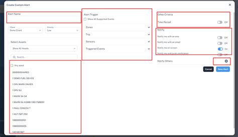 how to create alerts