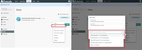 Attach Assets To Sites Datalabs Documentation
