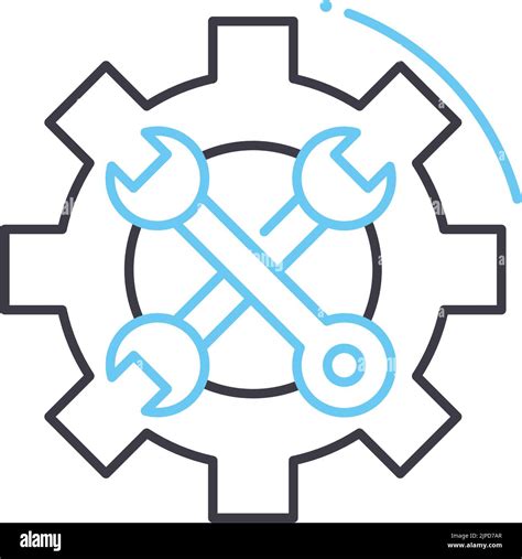 Marketing Tool Line Icon Outline Symbol Vector Illustration Concept Sign Stock Vector Image