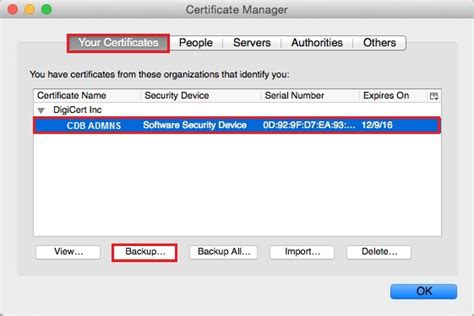 Mac Exporting Code Signing Certificate