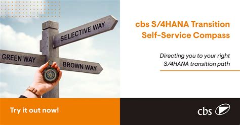 S4hana Transition Compass Directing To The Right S4hana Path