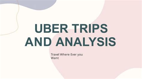 Uber Trips Analysis Ppt 1 Read Onlypptx