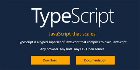 typescript 2 6 2 发布，微软脚本编程语言 linuxeden开源社区