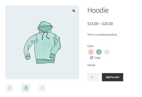 Simple Variation Swatches For Woocommerce
