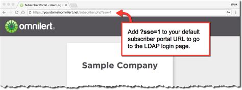 Single Sign On Ldap Omnilert