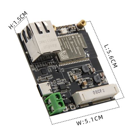 T Internet Placa Bluetooth Esp32 Wifi Para T Pcie Módulo Ethernet Iot Con Ranura Para Tarjeta