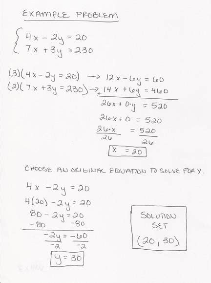 Math By Suchy Solving Systems By Linear Combinations