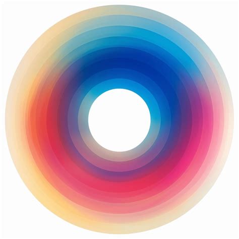 Colourful Circular Gradient Premium Ai Generated Image