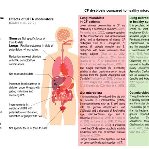 Summary Of Clinical Manifestations Documented Cftr Modulator Effects Download Scientific