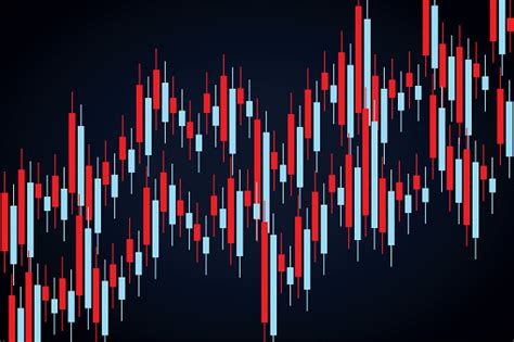 비즈니스 차트 상승 경향 라인 그래프 막대형 차트 및 재고 숫자 시장 파란색 배경에 바에 대한 스톡 벡터 아트 및 기타 이미지