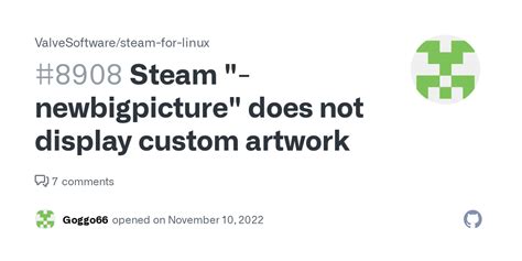 Steam Newbigpicture Does Not Display Custom Artwork Issue Valvesoftware Steam For