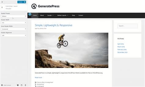 Header Presets Documentation