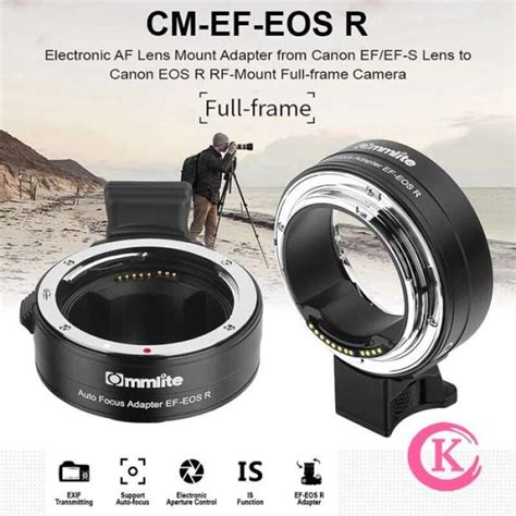 Promo Commlite Comix Cm Ef Eos R Adapter Af For Lensa Ef Ef S To Eos R