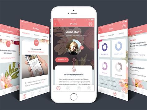 Designer CV App Cv Design Ux Design Learn App