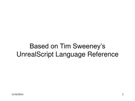PPT Unreal Script Syntax PowerPoint Presentation Free Download ID