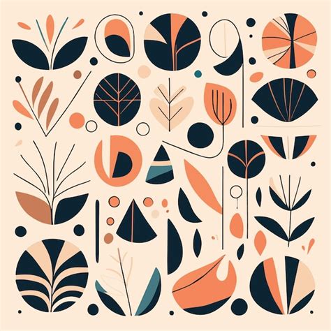 Premium Vector Isolated Abstract Design Set