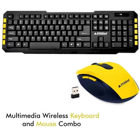 Prodot Wireless Keyboard Mouse Combo At Rs 549 Piece Logitech Keyboard And Mouse Combo In
