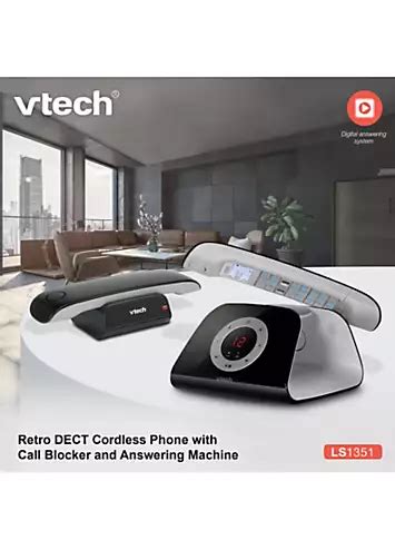 Vtech DECT Retro Phone Connect Twin Kaleidoscope