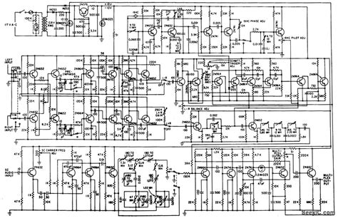 Stereo Multiplex F M Signal Generator Audio Circuit Circuit Diagram