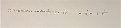 solved 3 ﻿using induction prove that