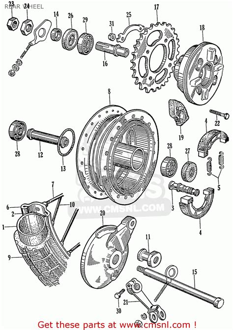Honda Honda C110 General Export 140115 Parts Lists And Schematics
