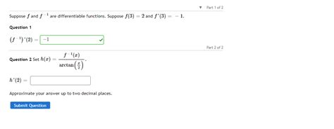 Solved Suppose F And F Are Differentiable Functions Chegg