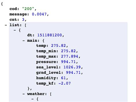 getting weather data
