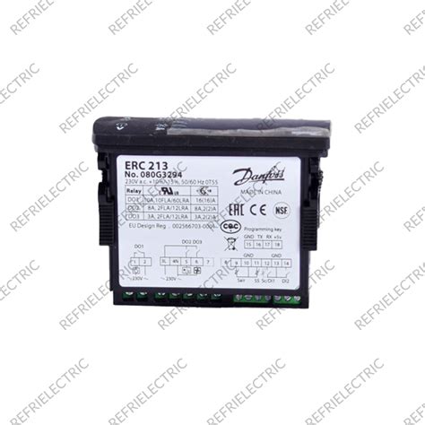 Danfoss Controlador De Temperatura Y Deshielo Erc 213 2 Sensores Plastico Negro Almacén
