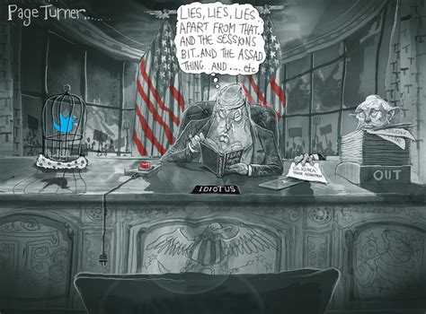 Дональд Трамп в западной карикатуре Август 2018 Colonelcassad