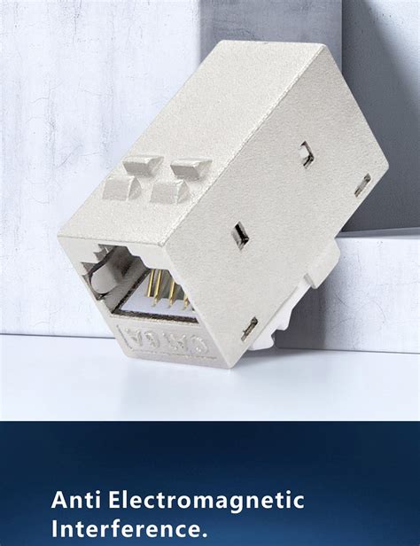 Проходной линейный соединитель Cat6A Удлинитель Ethernet-соединения ...