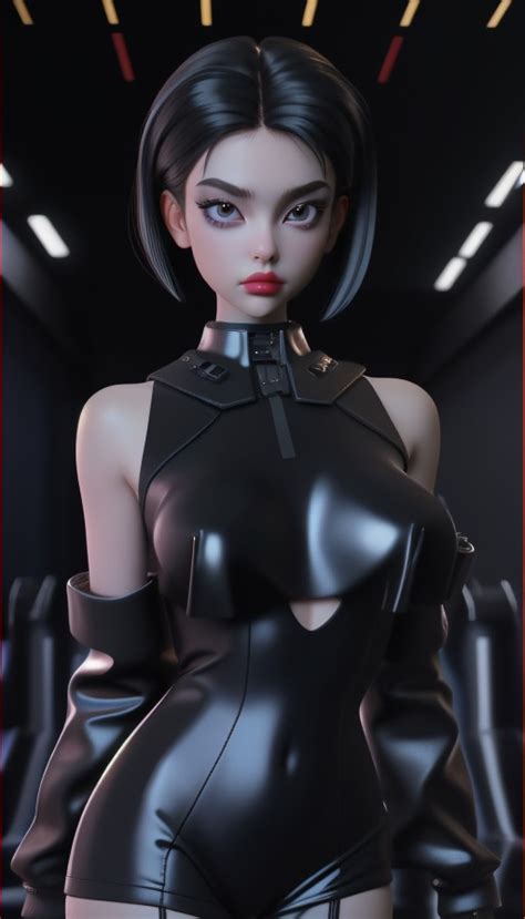 Black Emulsion Covered Pretty Girl S Body Y K Aesthetic Movie Scene K Uhd Arthub Ai