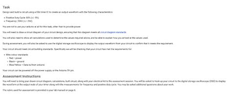 Solved Task Design And Build A Circuit Using A 556 Timer Ic