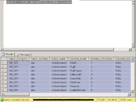 Digging Sccm Sql Database Sccm Database Tables And Columns