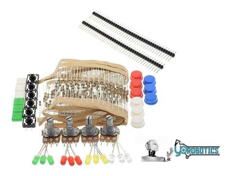Kit Principiante Arduino Resistencias Pulsadores Leds Cuotas Sin Interés